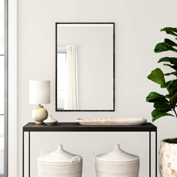 Greyleigh™ Rectangle Metal Wall Mirror & Reviews | Wayfair