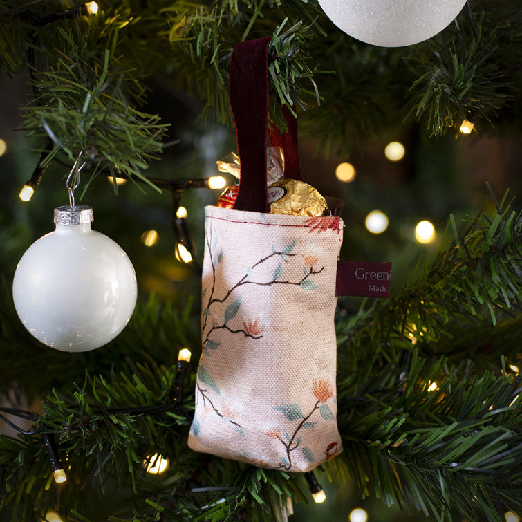 Green and Heath Christmas Tree Treat Hanging Pouch | Wayfair.co.uk