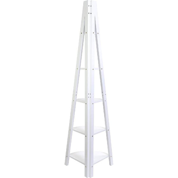 Ebern Designs Leoline 5 Piece Triangle Corner Shelf | Wayfair