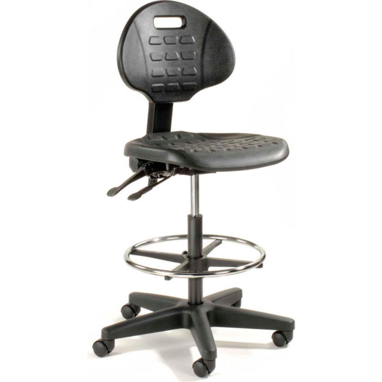 Interion Height Adjustable Lab Stool with Duel Wheel | Wayfair