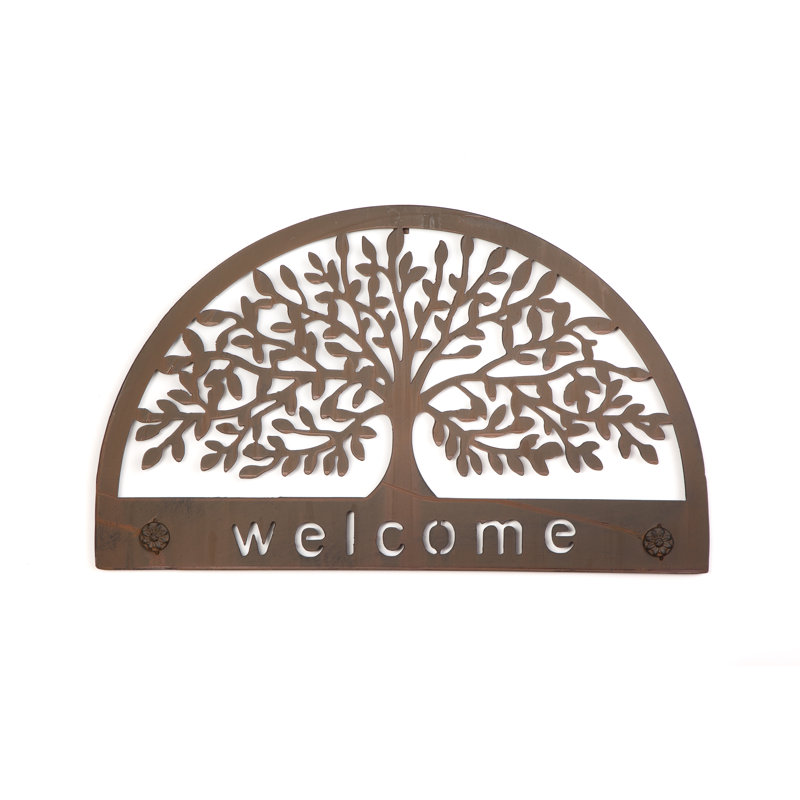 Alcott Hill® Lon Tree Welcome Sign Wall Décor & Reviews | Wayfair