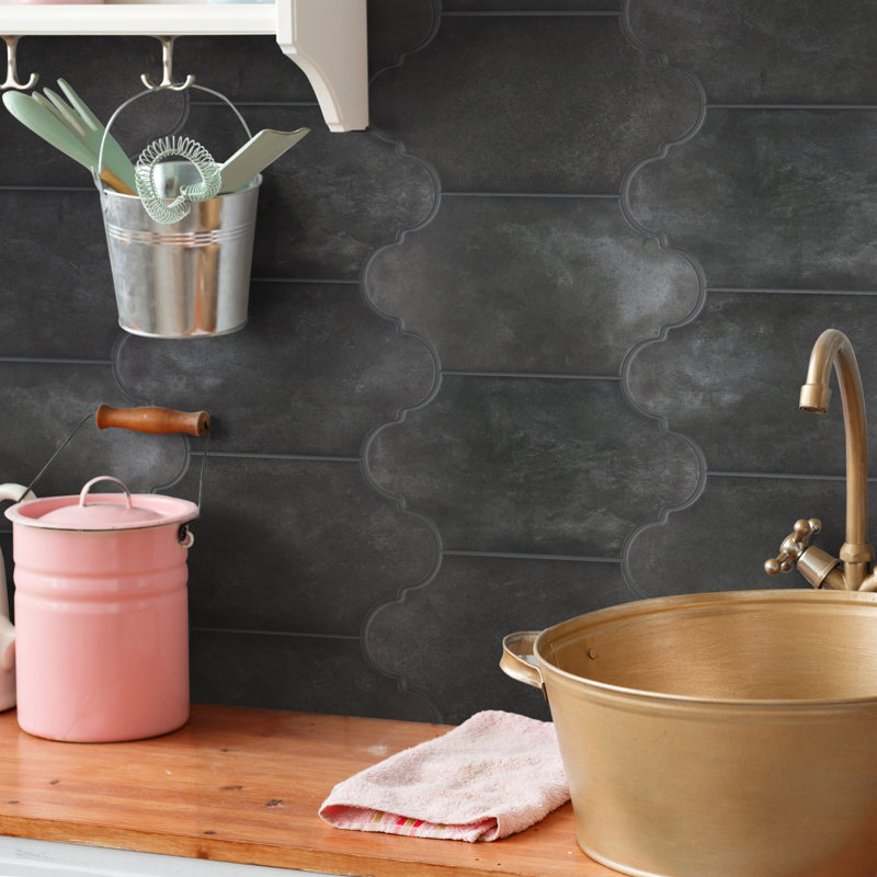 Merola Tile Alhama Provenzal 6" x 13" Porcelain Stone Look Wall & Floor ...