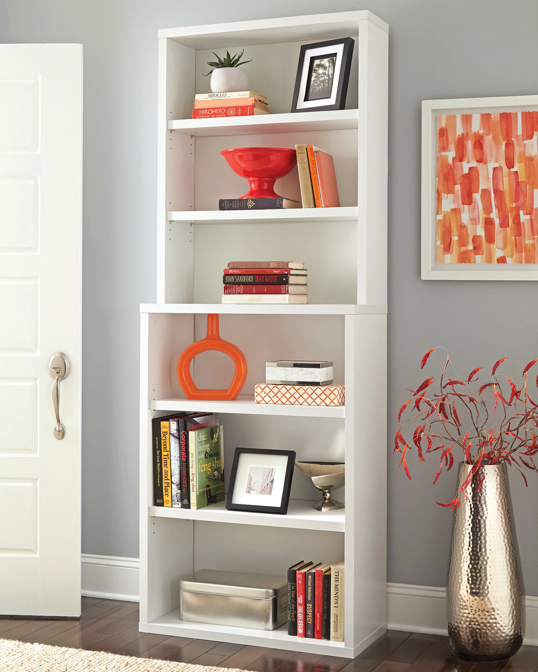 ClosetMaid Decorative Bookcases 82.3'' H x 30'' W Standard Bookcase ...