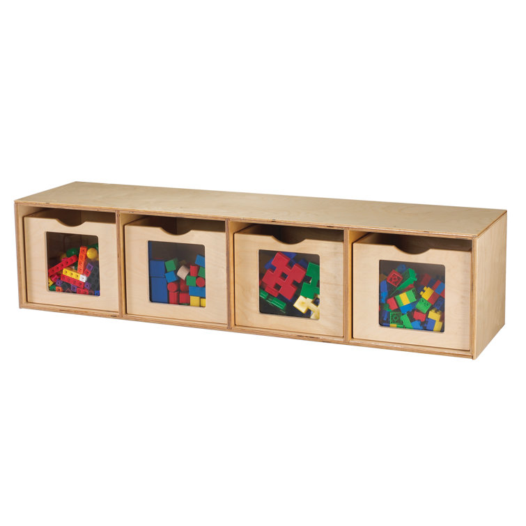Childcraft See Me 4 Compartment Cubby with Bins | Wayfair