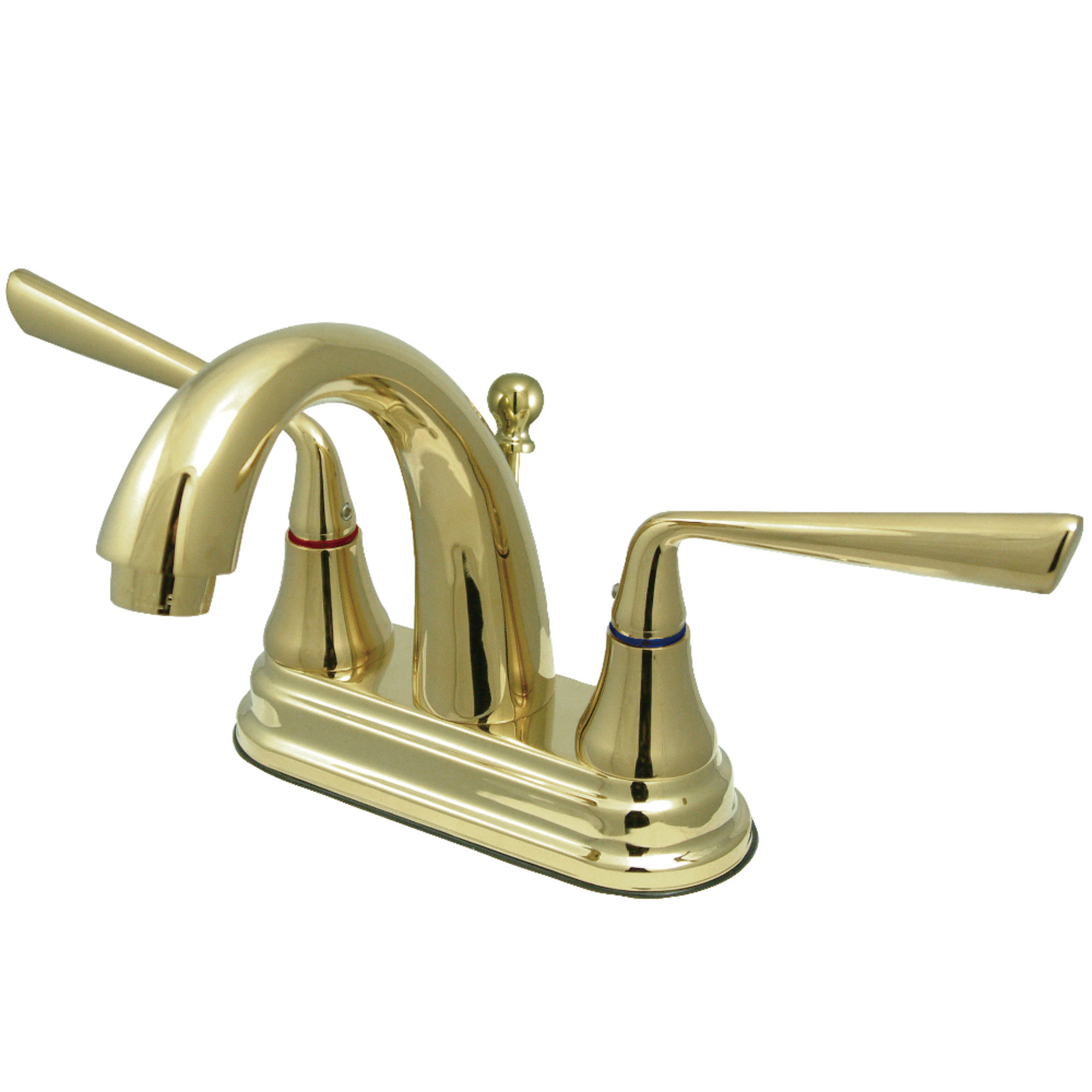 Elements of Design Copenhagen Centerset Faucet 2-handle Bathroom Faucet ...