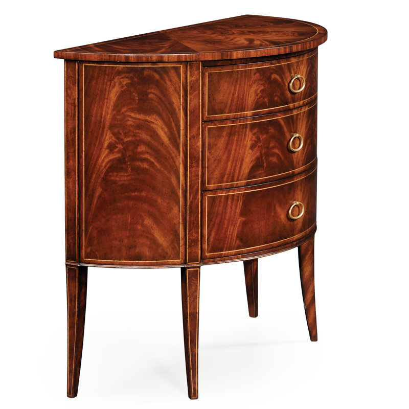 Jonathan Charles Fine Furniture Clean & Classic Half Circle Accent ...