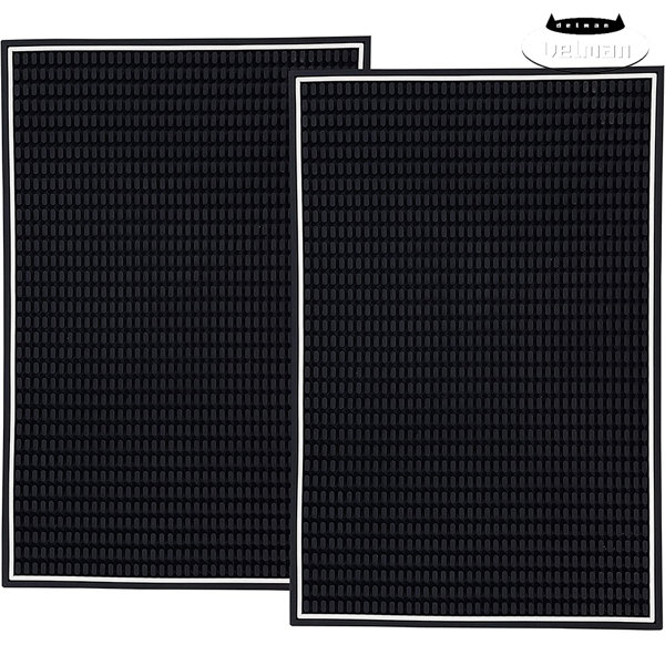 Delman Thick DurableDish Drying Mat, Glass Drying Mat (2 Pack ) | Wayfair