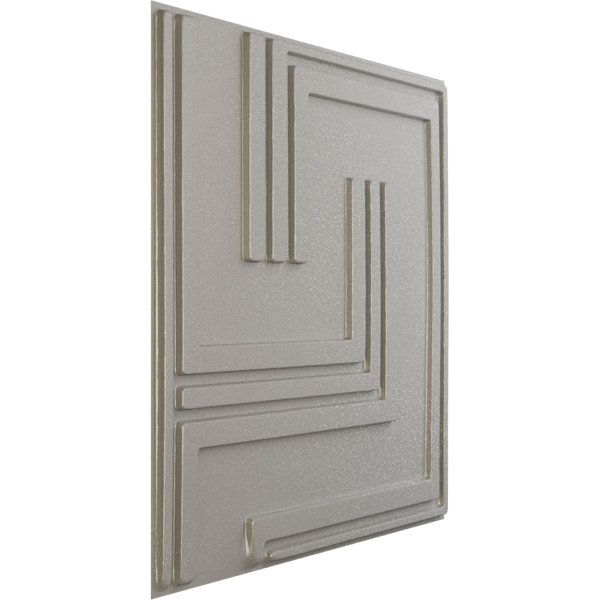 PCI Enterprises 19.62" x 19.62" Wall Paneling in Silver | Wayfair
