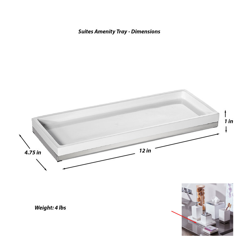 Roselli Suites Amenity Tray & Reviews | Wayfair