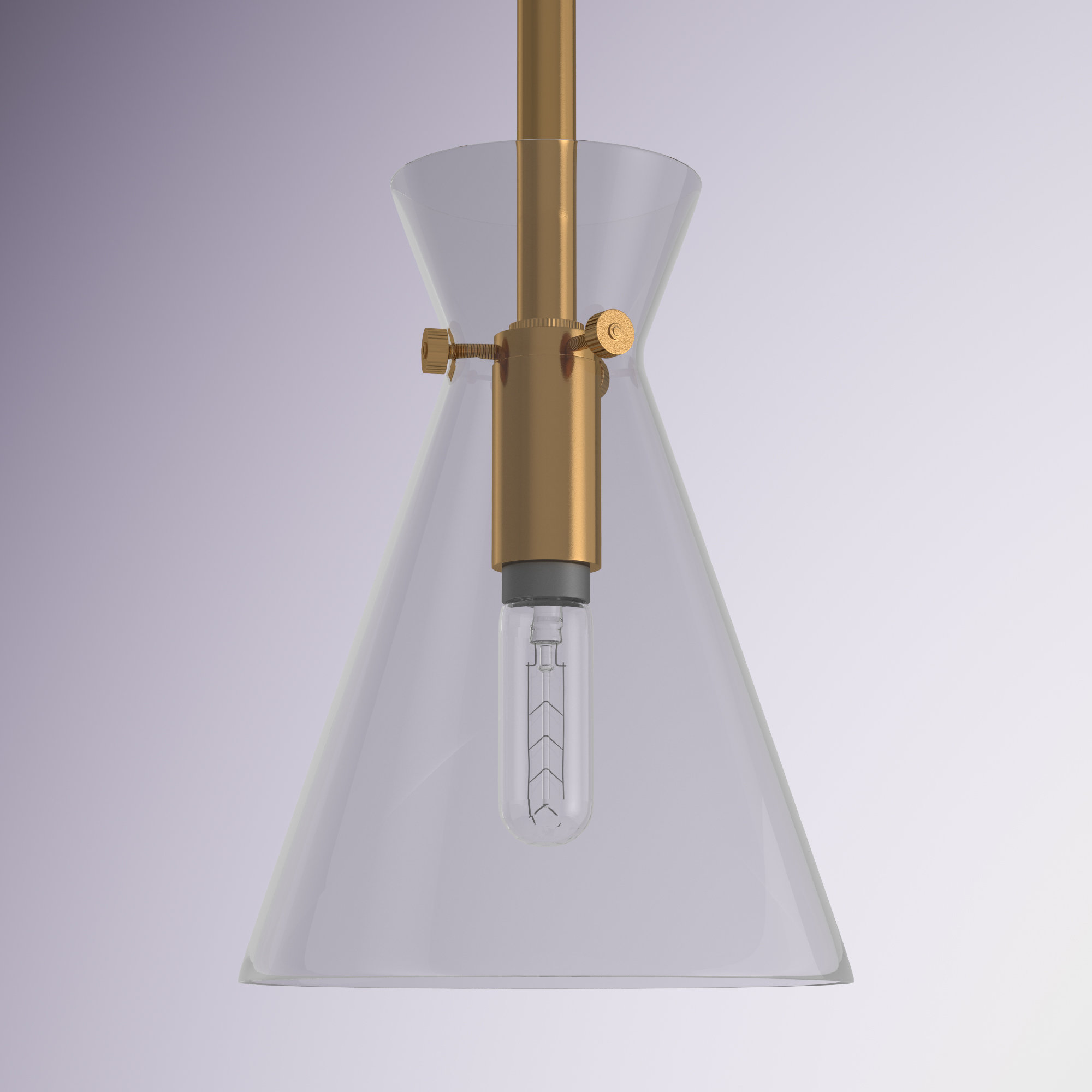 Hashtag Home Jaylah 1 - Light Single Cone Pendant | Wayfair