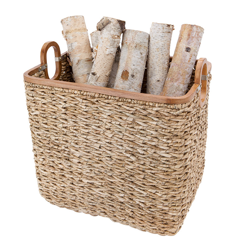 Bay Isle Home Twisted Storage Wicker Basket & Reviews | Wayfair