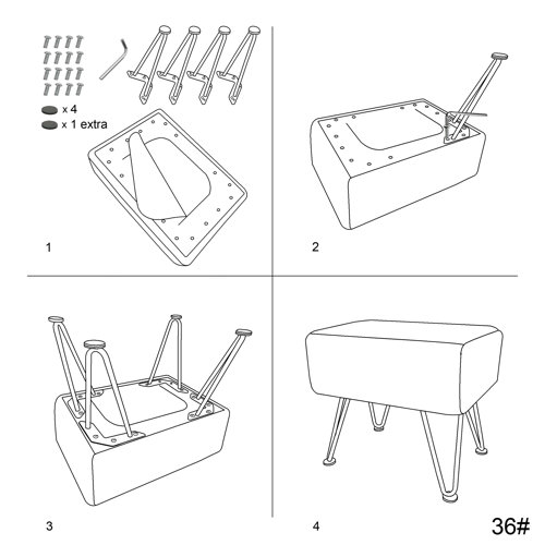 Laurel Foundry Modern Farmhouse Cannock Upholstered Ottoman | Wayfair