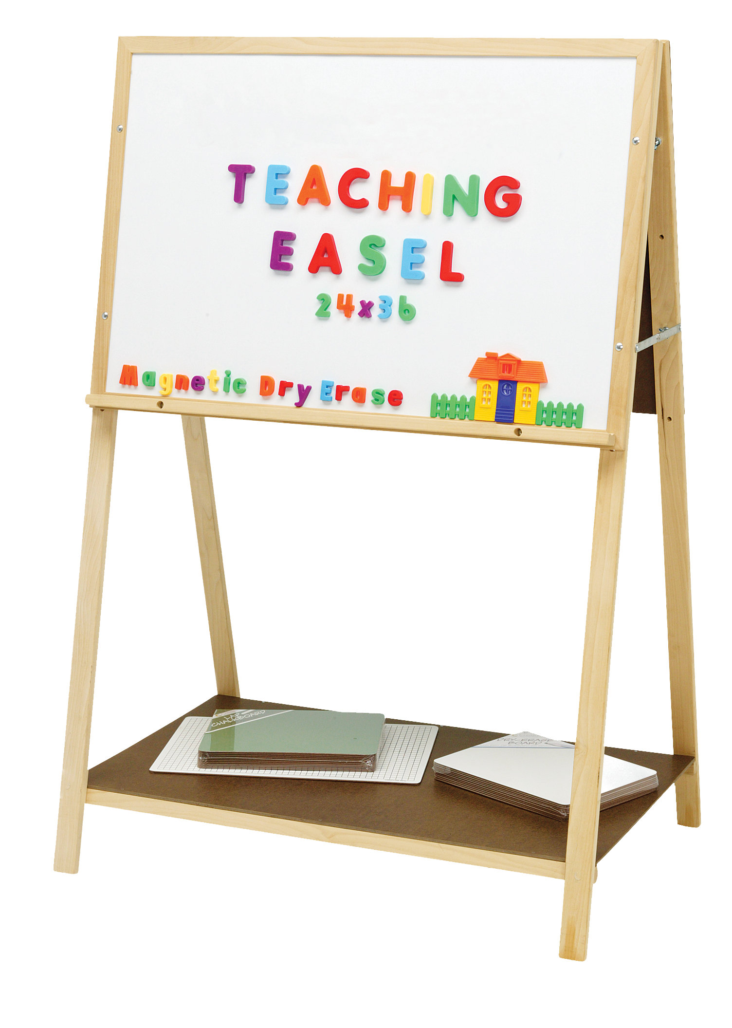 Flipside Products Crestline Magnetic Teaching Board Easel | Wayfair