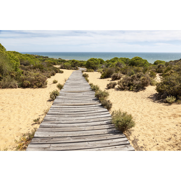 Highland Dunes Wooden Walkway by - Print | Wayfair