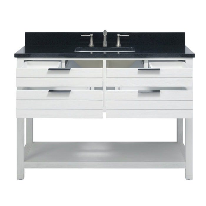 Dovecove 48" Single Bathroom Vanity Base Only in White | Wayfair