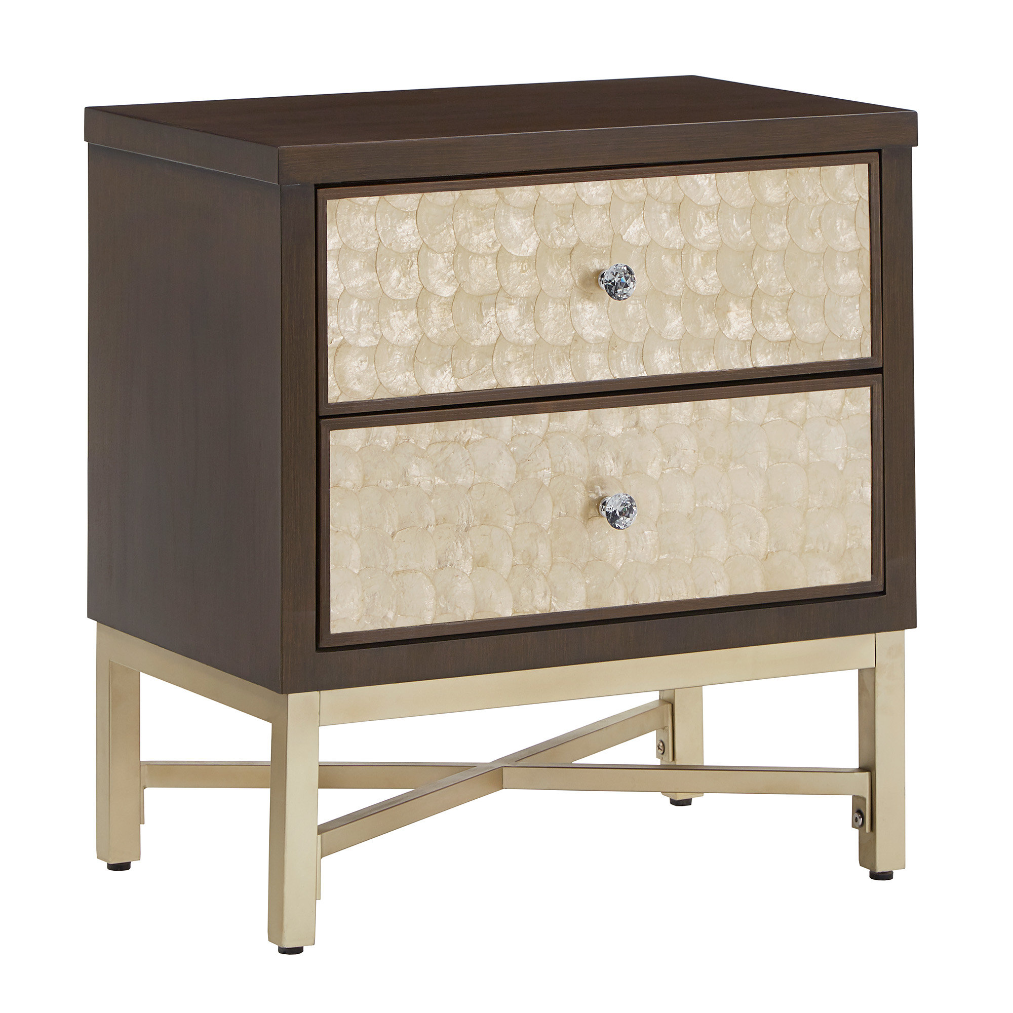 Kingstown Home Frame 2 Drawer End Table | Wayfair