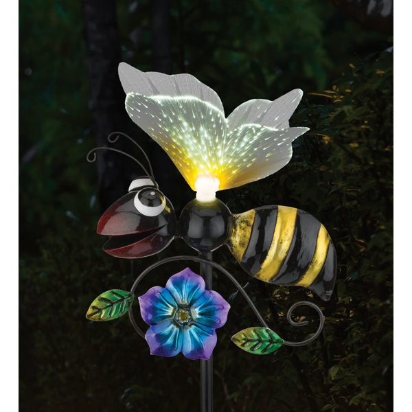 Regal Art & Gift Bug Burst Solar Stake - Bee | Wayfair