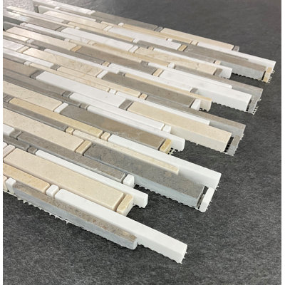 ES Stone Natural Stone Linear Mosaic Wall & Floor Tile | Wayfair