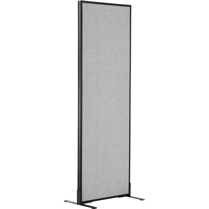 Interion Freestanding Gray Office Partition Panel | Wayfair