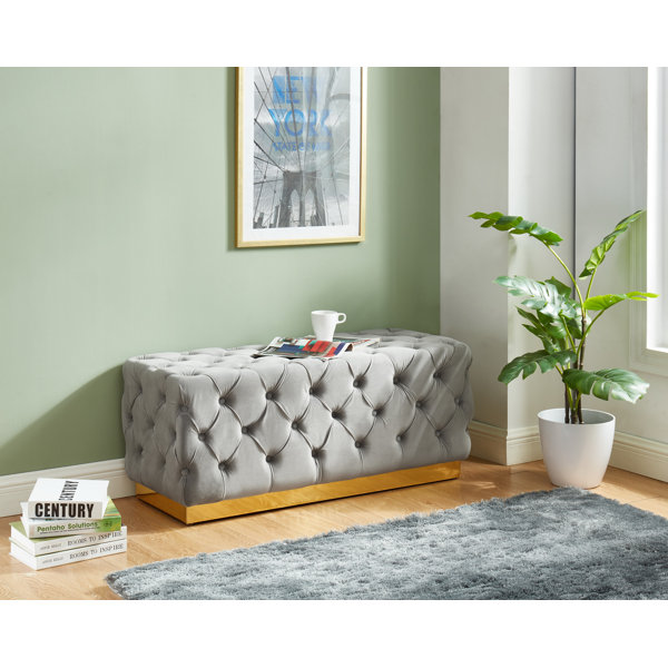 Everly Quinn Brandace Upholstered Bench | Wayfair