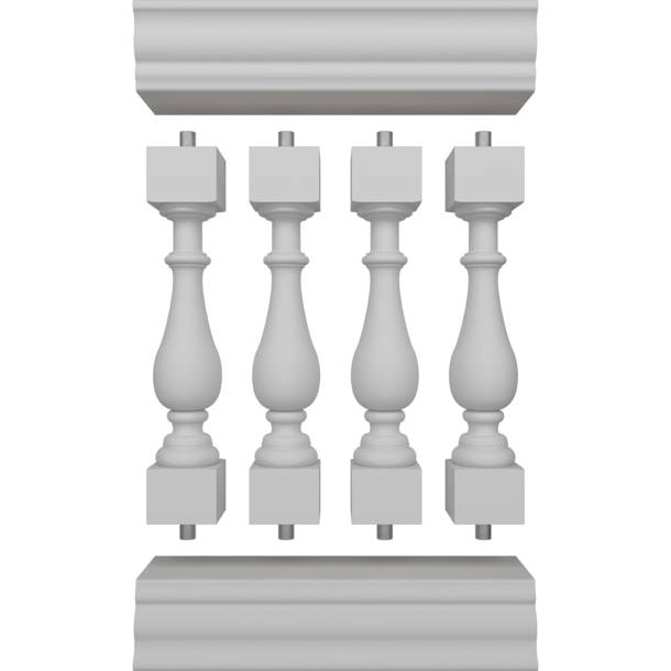 INTEX Providence Three Line Level Rail Kit White Porch And Stair ...