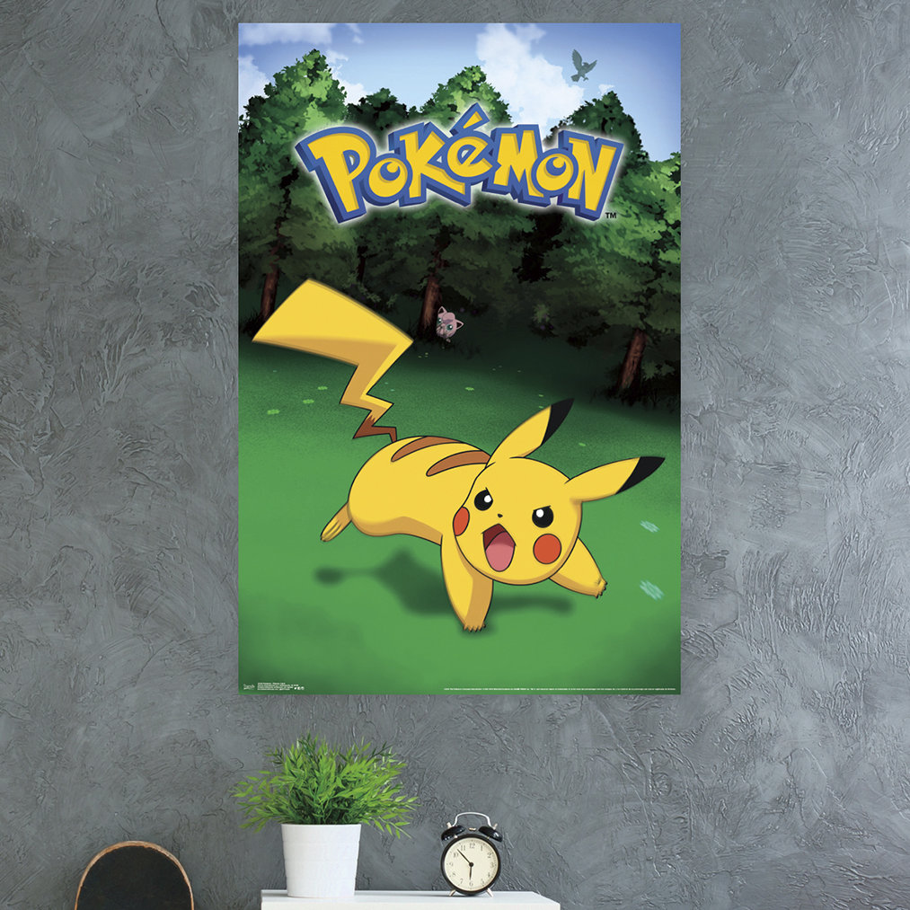 Trends International Pokémon - Pikachu Catch Paper Print - Wayfair Canada