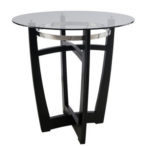 Red Barrel Studio® Round Glass Pub Table & Reviews | Wayfair