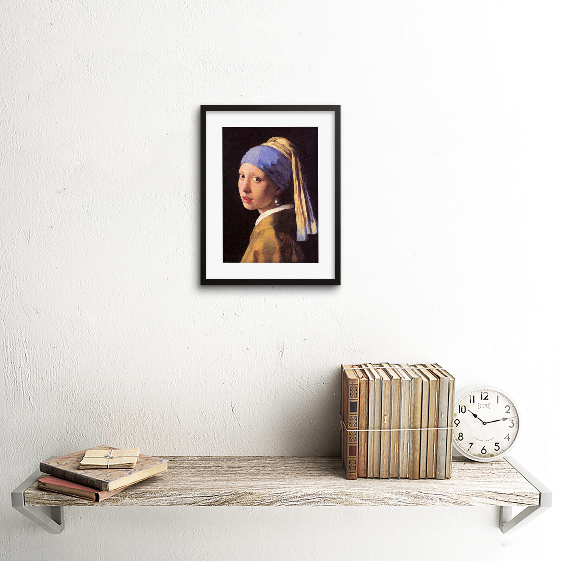 Marlow Home Co. Painting Vermeer Girl Pearl Earring Old Master by ...