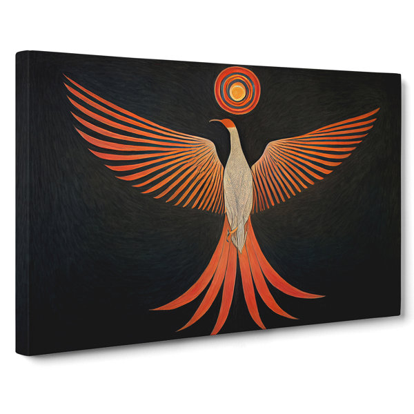 Maturi Sparkling Phoenix Bird Abstract | Wayfair.co.uk