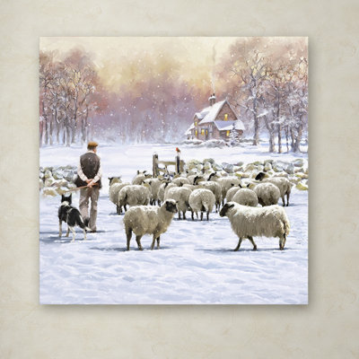 Trademark Art The Macneil Studio Sheep Shepherd by The Macneil Studio ...