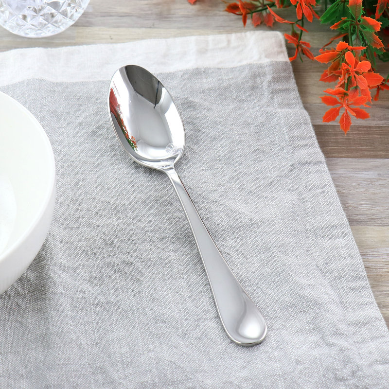 Martha Stewart 8 Piece Stainless Steel Dinner Spoon Set | Wayfair