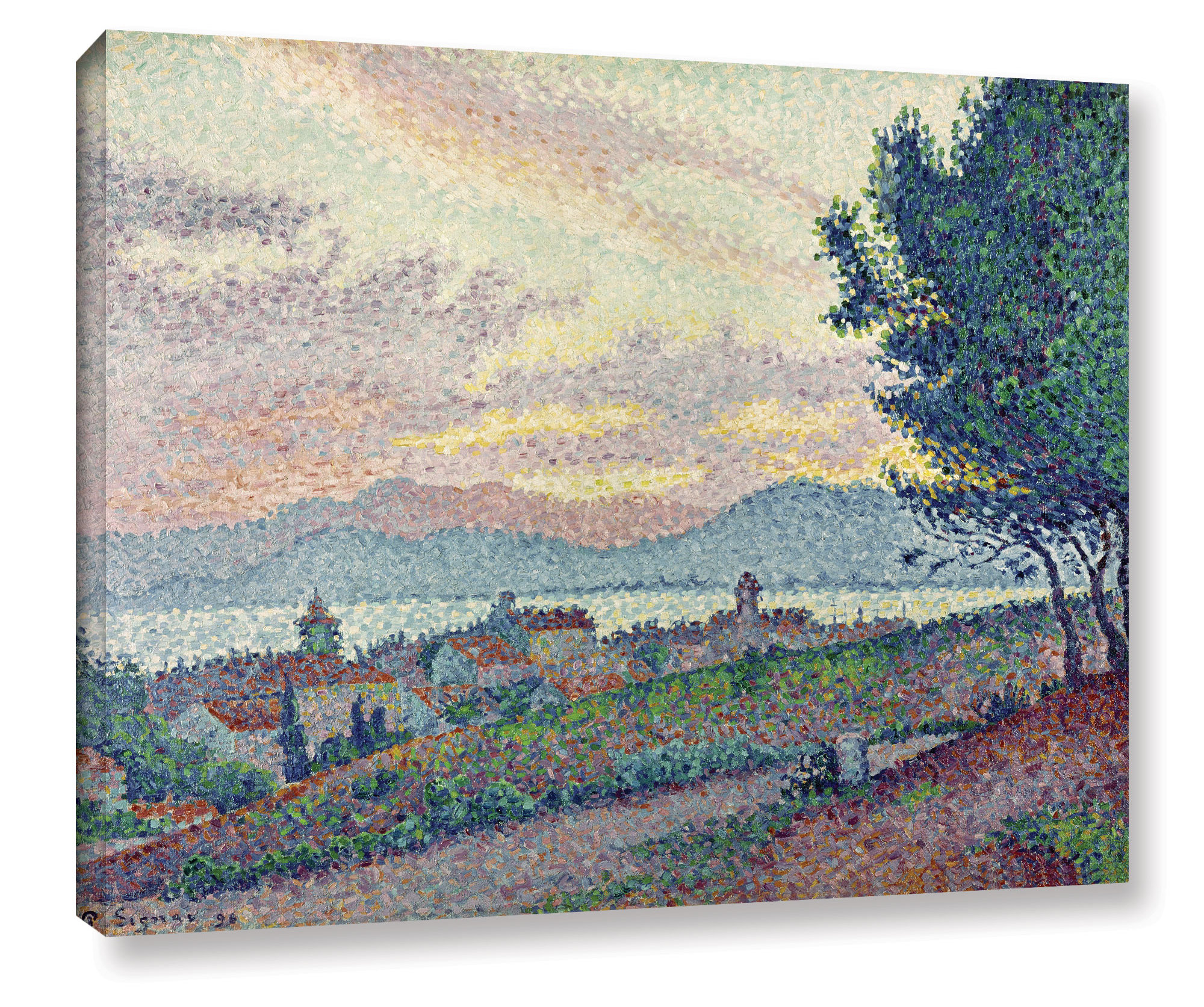 Vault W Artwork St. Tropez, Pinewood, 1896 by Paul Signac - Print on ...