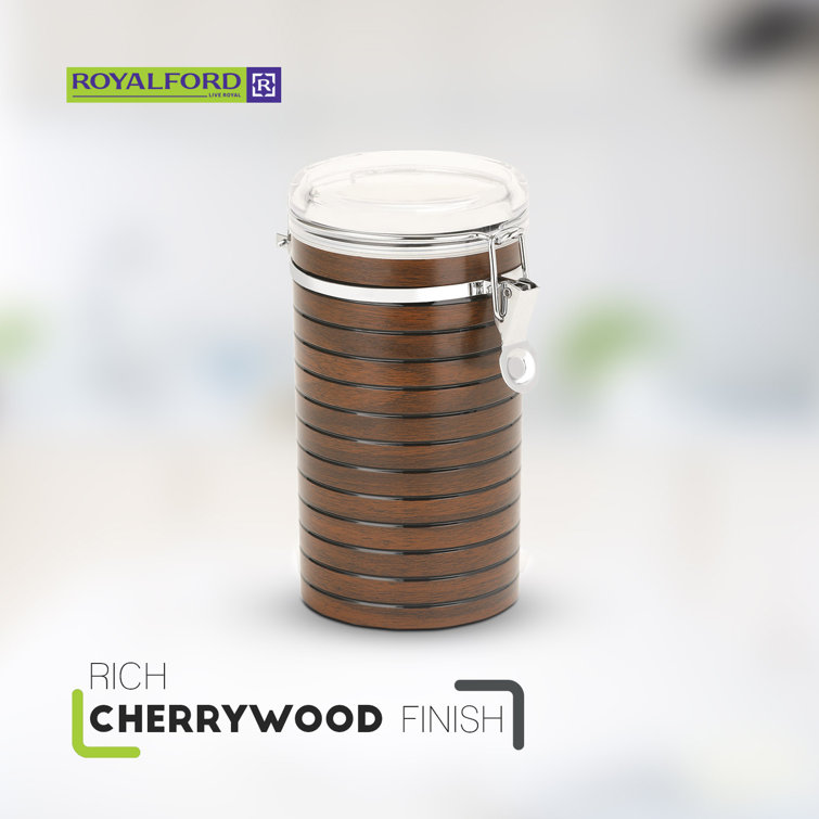 ROYALFORD Stainless Steel Coffee Jar | Wayfair.co.uk