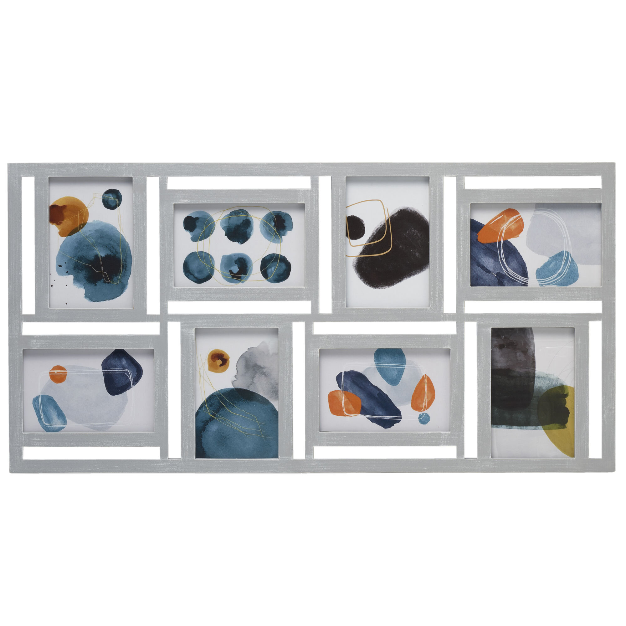 MELANNCO 8 Opening Collage Frame- Displays Four 4x6 and Four 6x4 Inch ...