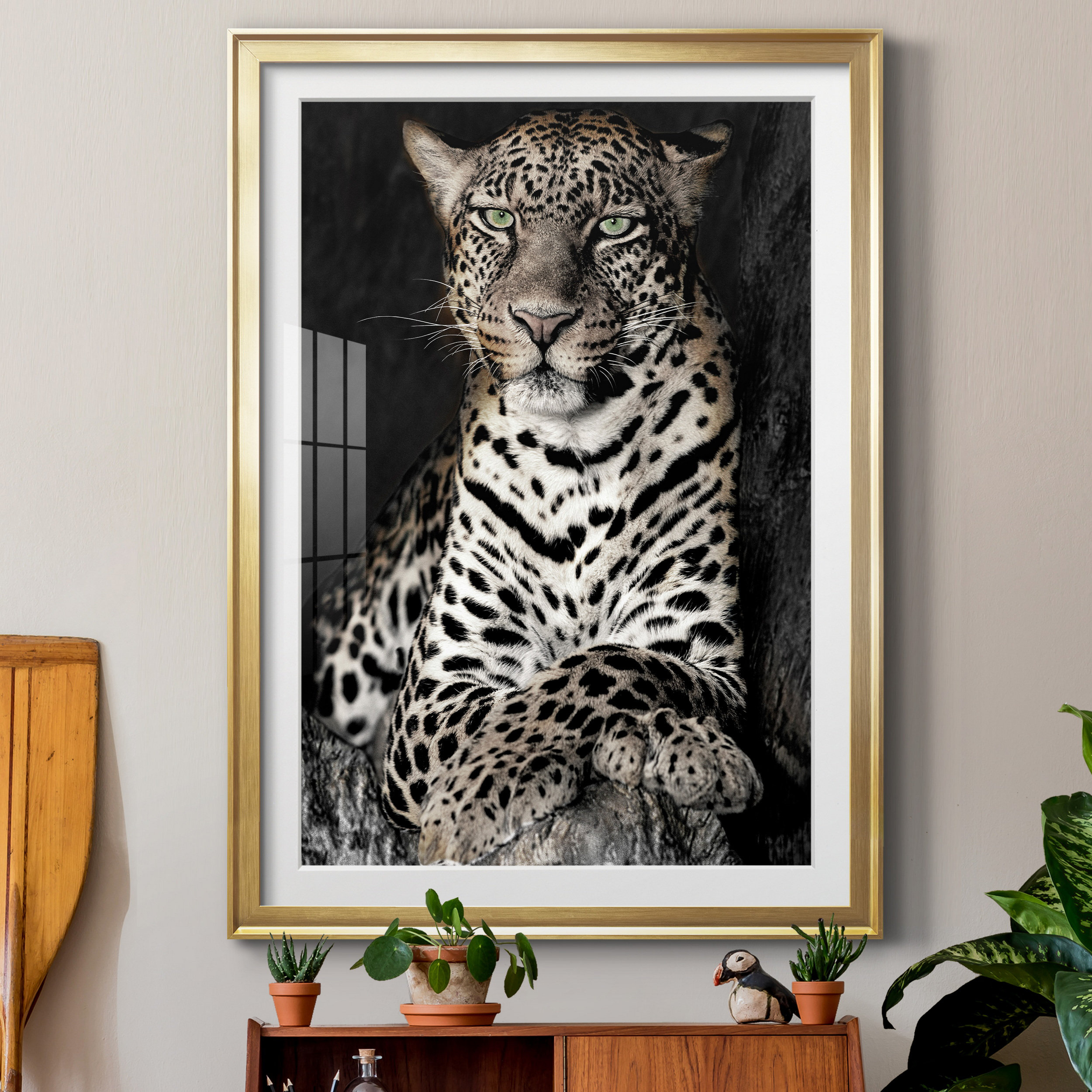 Latitude Run® African Leopard - Picture Frame Photograph | Wayfair