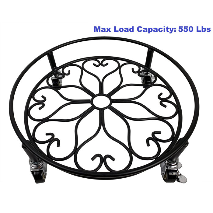 Red Barrel Studio® Banush Heavy Duty Metal Plant Caddy & Reviews | Wayfair