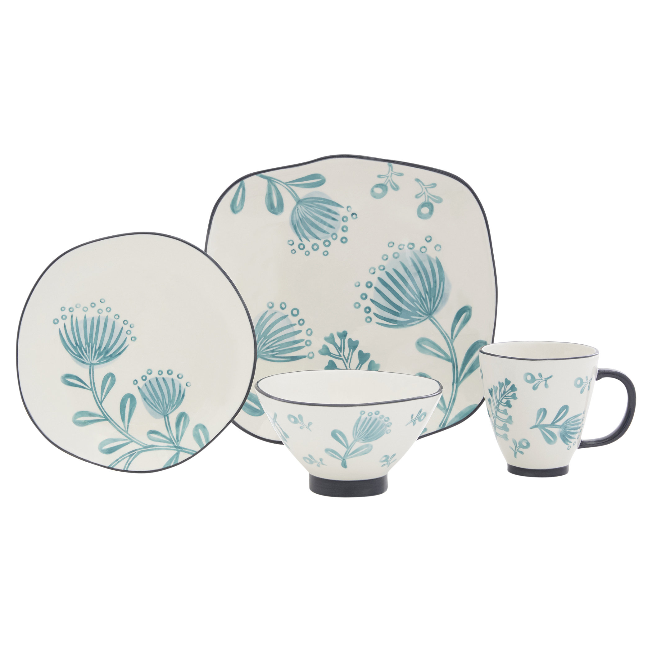 Baum Paloma Stoneware Dinnerware Set - Service for 4 | Wayfair
