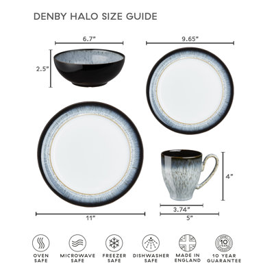 Denby Halo Stoneware Dinnerware Set & Reviews | Wayfair
