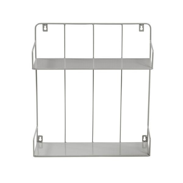 2-tier-metal-wall-shelf | Wayfair