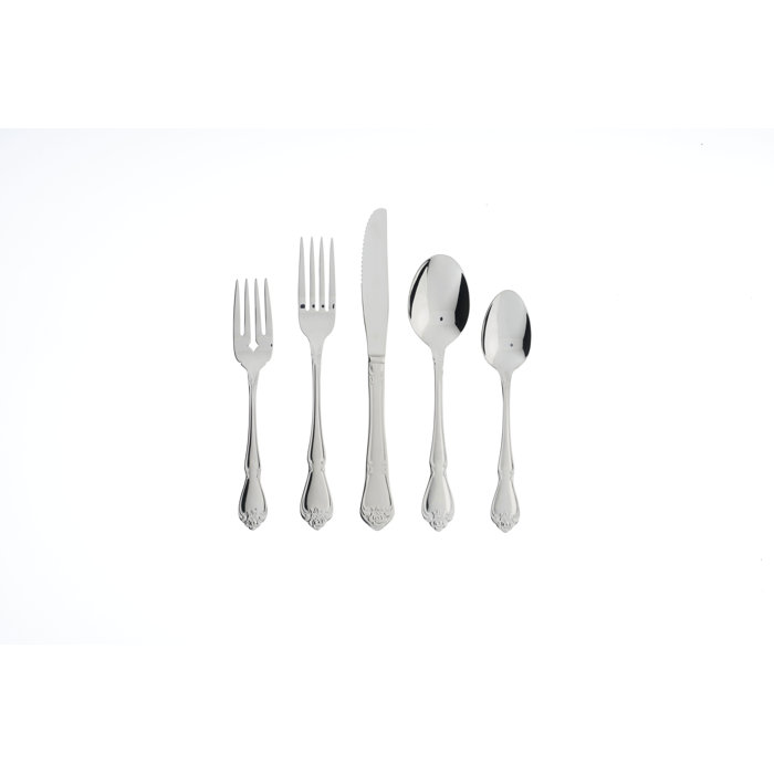 Oneida True Rose 45 Piece Everyday Flatware Set | Wayfair