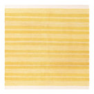 Dovecove Handmade Hand-Knotted Yellow/White Rug | Wayfair