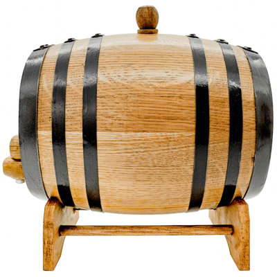 Trinx Personalized American Oak Aging Barrel & Danger Design | Wayfair