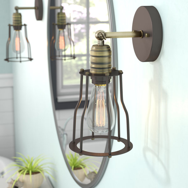 Breakwater Bay Oshin Steel Armed Sconce & Reviews | Wayfair