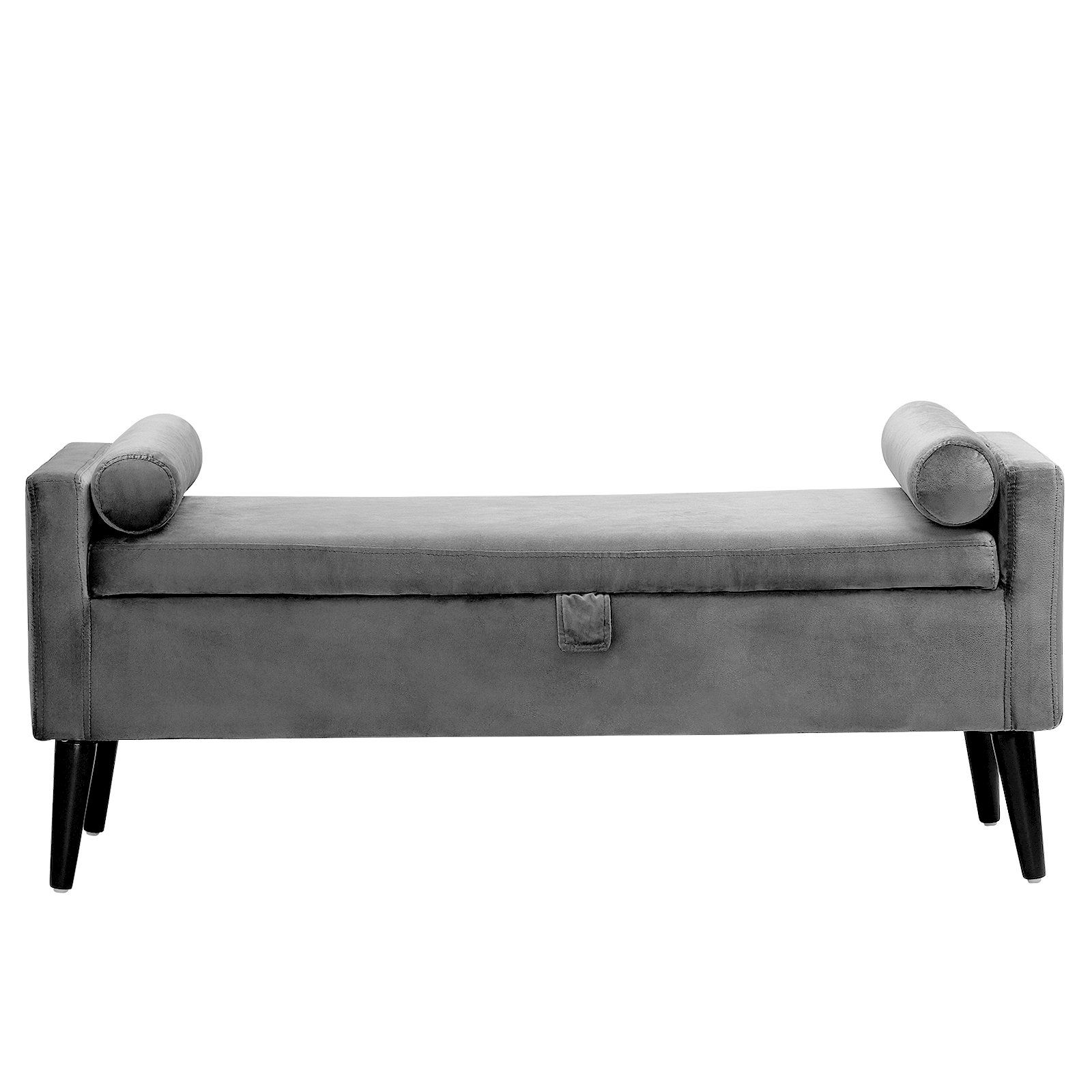 Ebern Designs Aslyn Upholstered Flip Top Storage Bench Wayfair