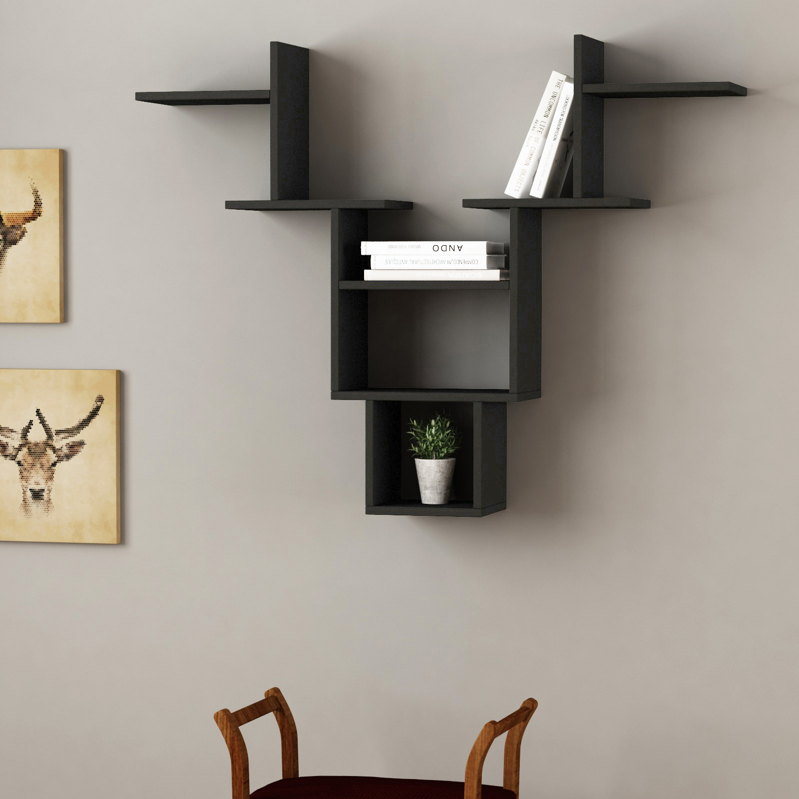 Brayden Studio® Prospect Heights Modern Wall Shelf & Reviews | Wayfair
