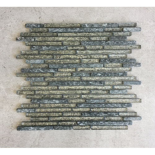 ES Stone Random Sized Linear Mosaic Wall Tile | Wayfair