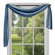 Astoria Grand Velia Striped Sheer Window Scarf & Reviews | Wayfair