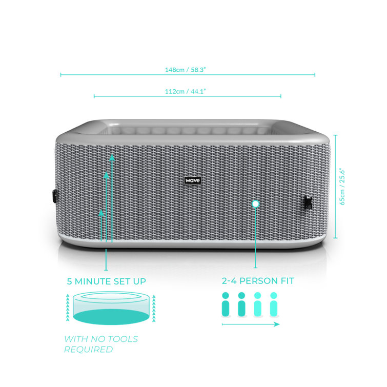 WAVE Inflatable Hot Tub | Wayfair.co.uk