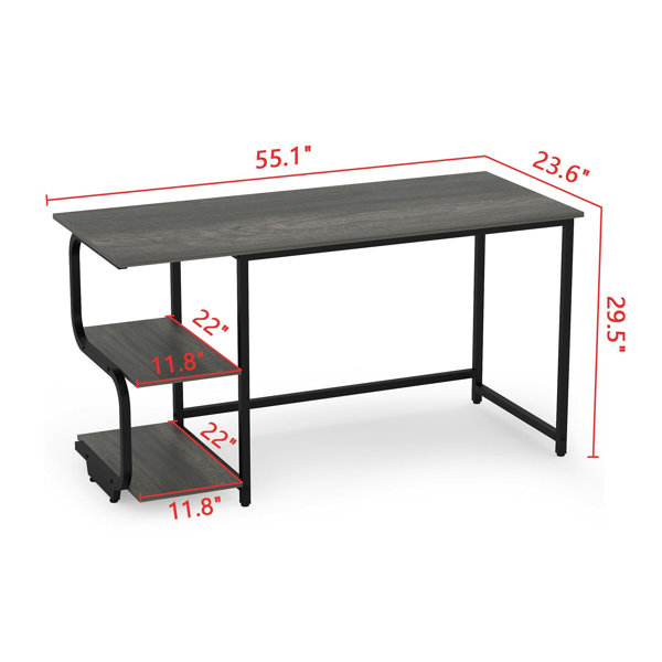 17 Stories Reversible Computer Desk For Small Spaces,Small Desk With ...