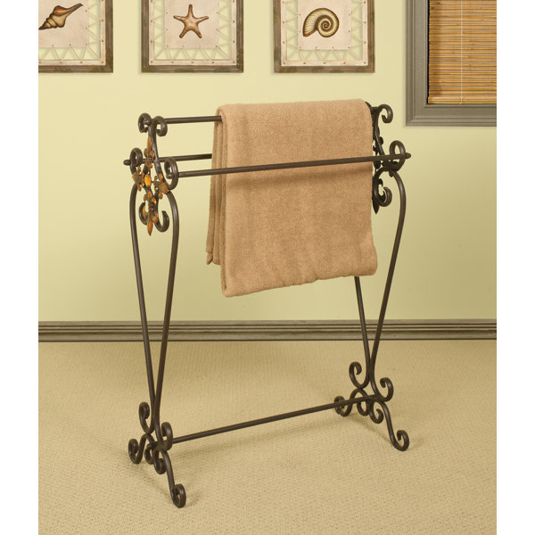 One Allium Way® 33.5'' Tall Metal Blanket/Quilt Rack & Reviews | Wayfair